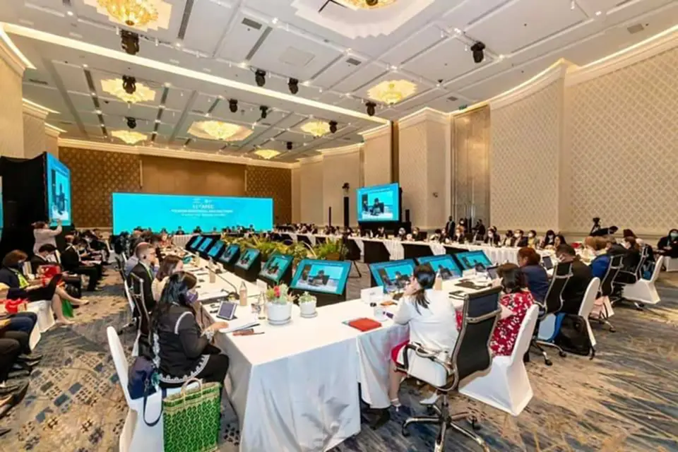 สุดปัง กระเป๋าเสื่อกกนครพนม โกอินเตอร์ สู่เวทีระดับสากล APEC 2022 | TOPNEWS