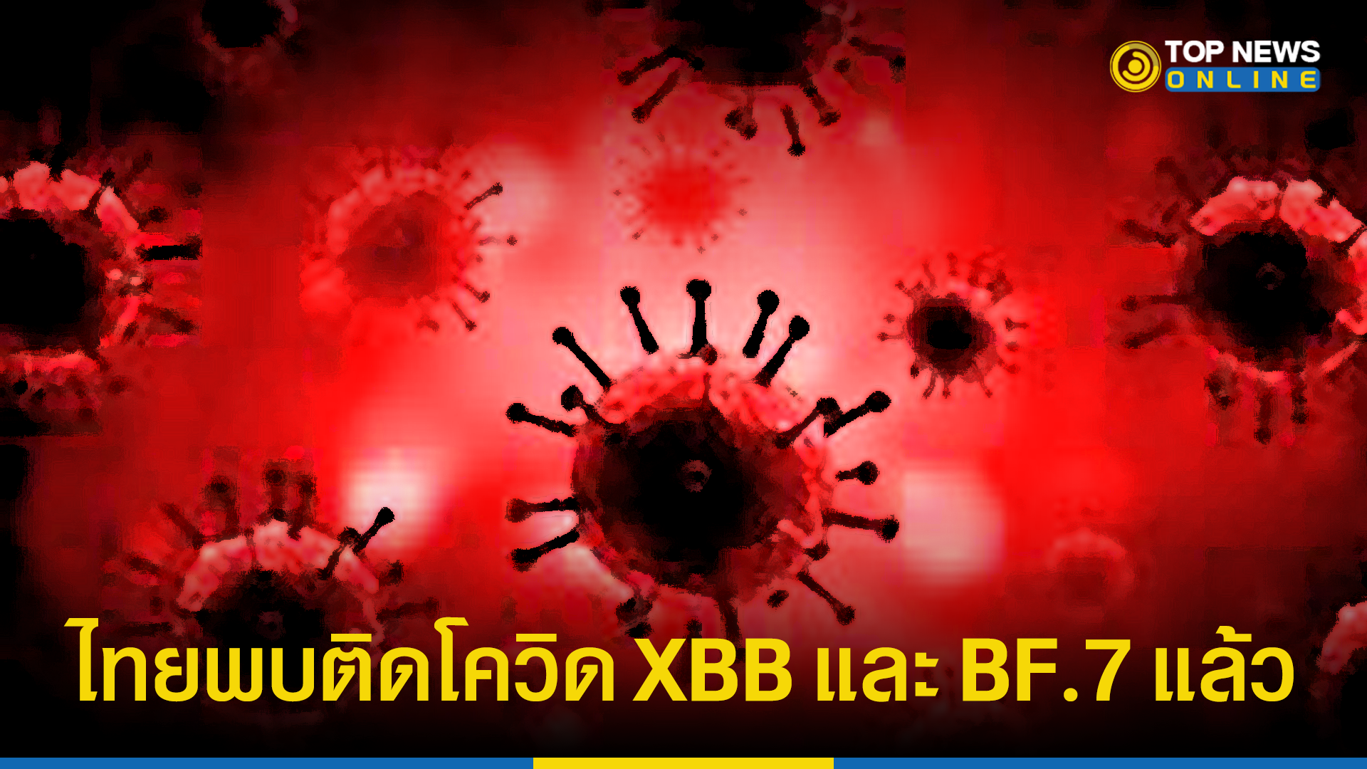 สธ. เผยไทยพบติดโควิด XBB และ BF.7 อย่างละ 2 ราย | TOPNEWS