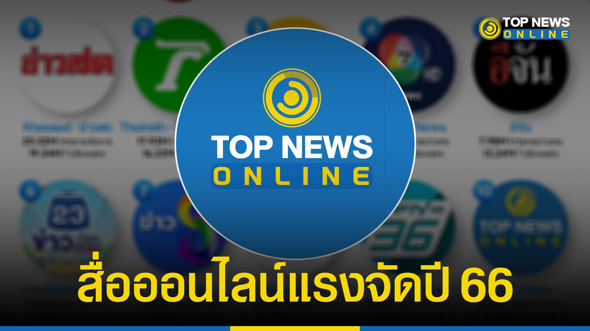 "TOP News" ติดท็อปเทน เพจสื่อไทย ยอด Engagement Facebook สูงสุด | TOPNEWS