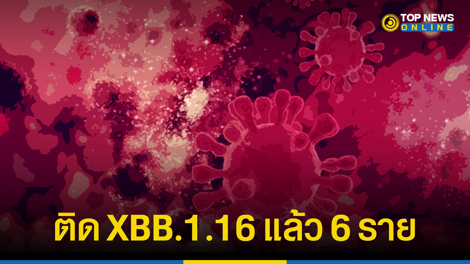 ไทยพบ ติดโควิด XBB.1.16 แล้ว 6 ราย หวั่นยอดพุ่งหลังสงกรานต์ | TOPNEWS