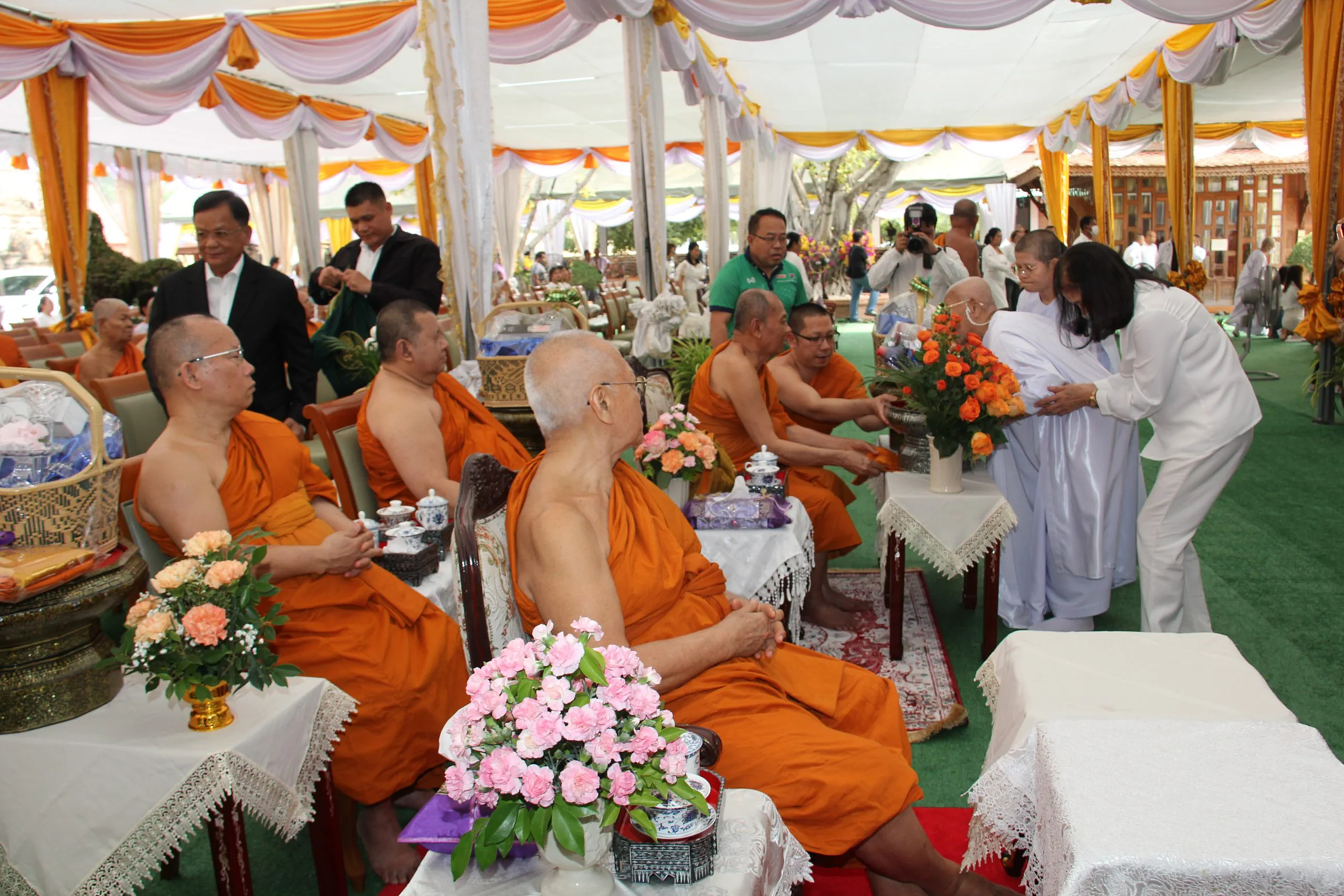 วัดใหญ่ชัยมงคลวรวิหาร บำเพ็ญกุศลทักษิณานุปทาน สวดมาติกา บังสุกุล อุทิศ ...