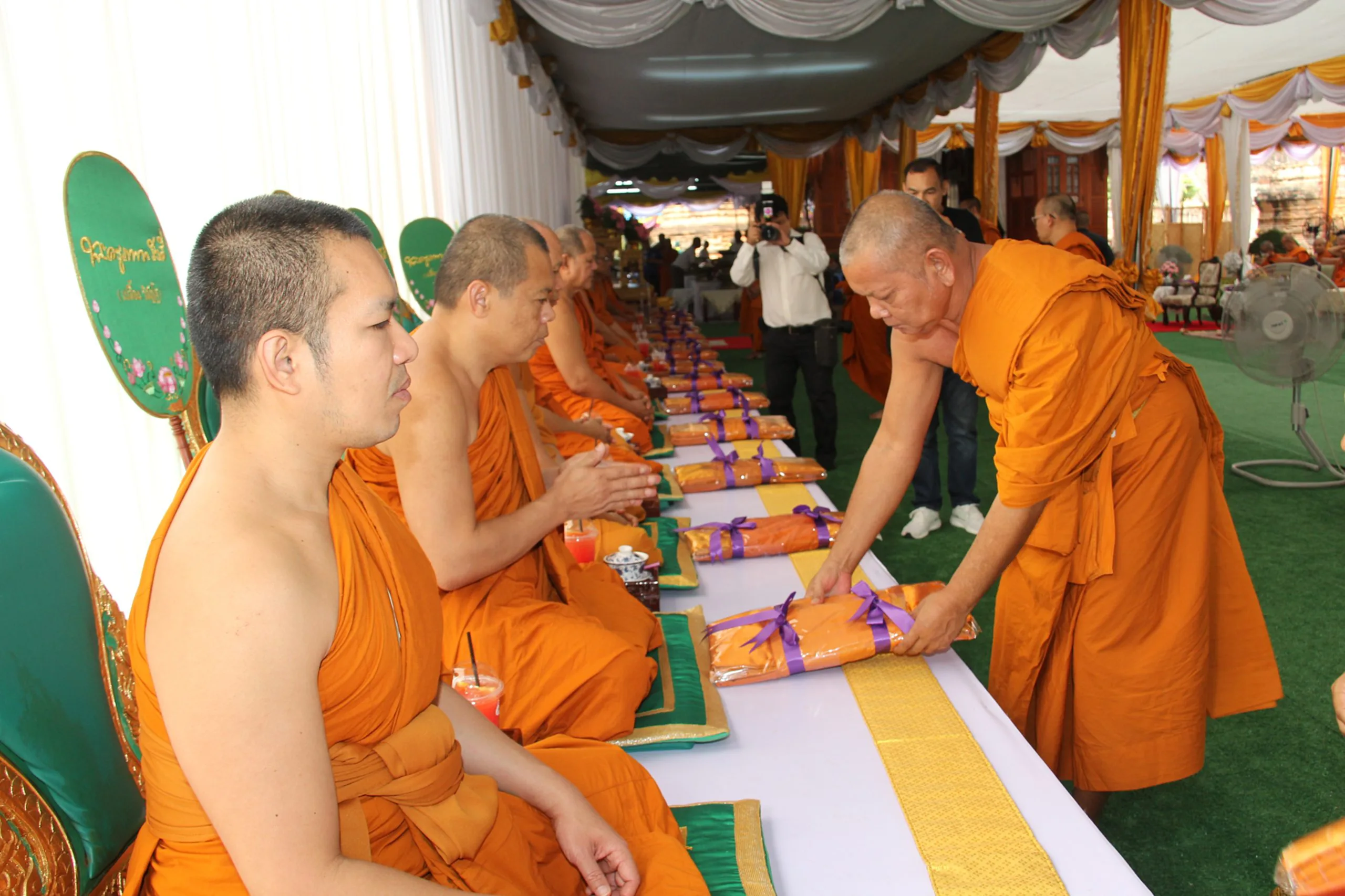 วัดใหญ่ชัยมงคลวรวิหาร บำเพ็ญกุศลทักษิณานุปทาน สวดมาติกา บังสุกุล อุทิศ ...