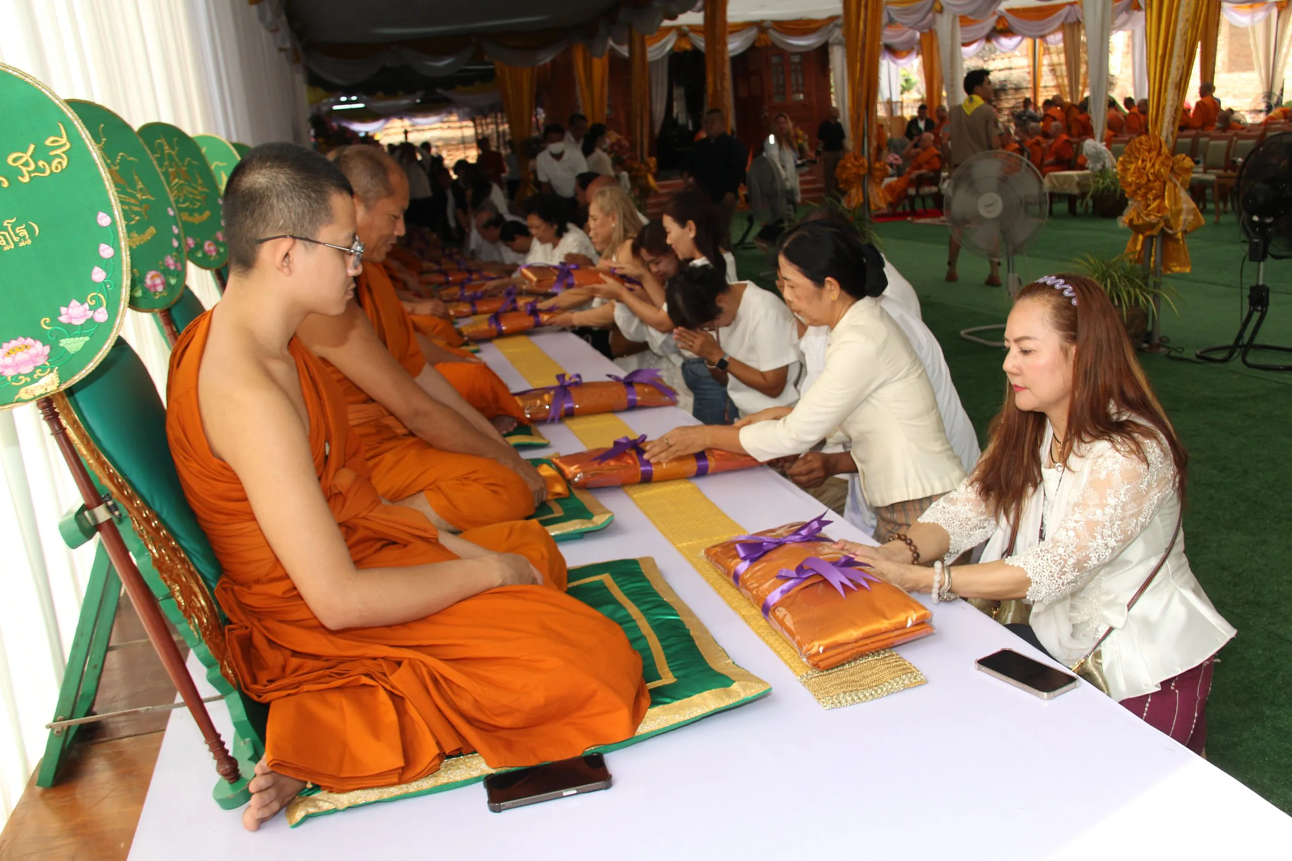 วัดใหญ่ชัยมงคลวรวิหาร บำเพ็ญกุศลทักษิณานุปทาน สวดมาติกา บังสุกุล อุทิศ ...